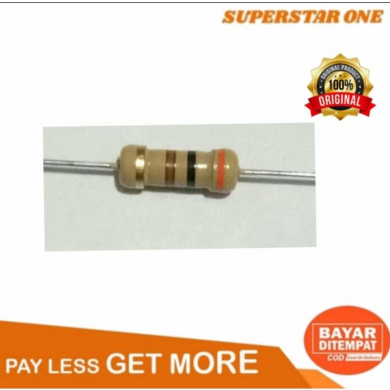 Jual Resistor 300ohm 1/2 watt | Shopee Indonesia