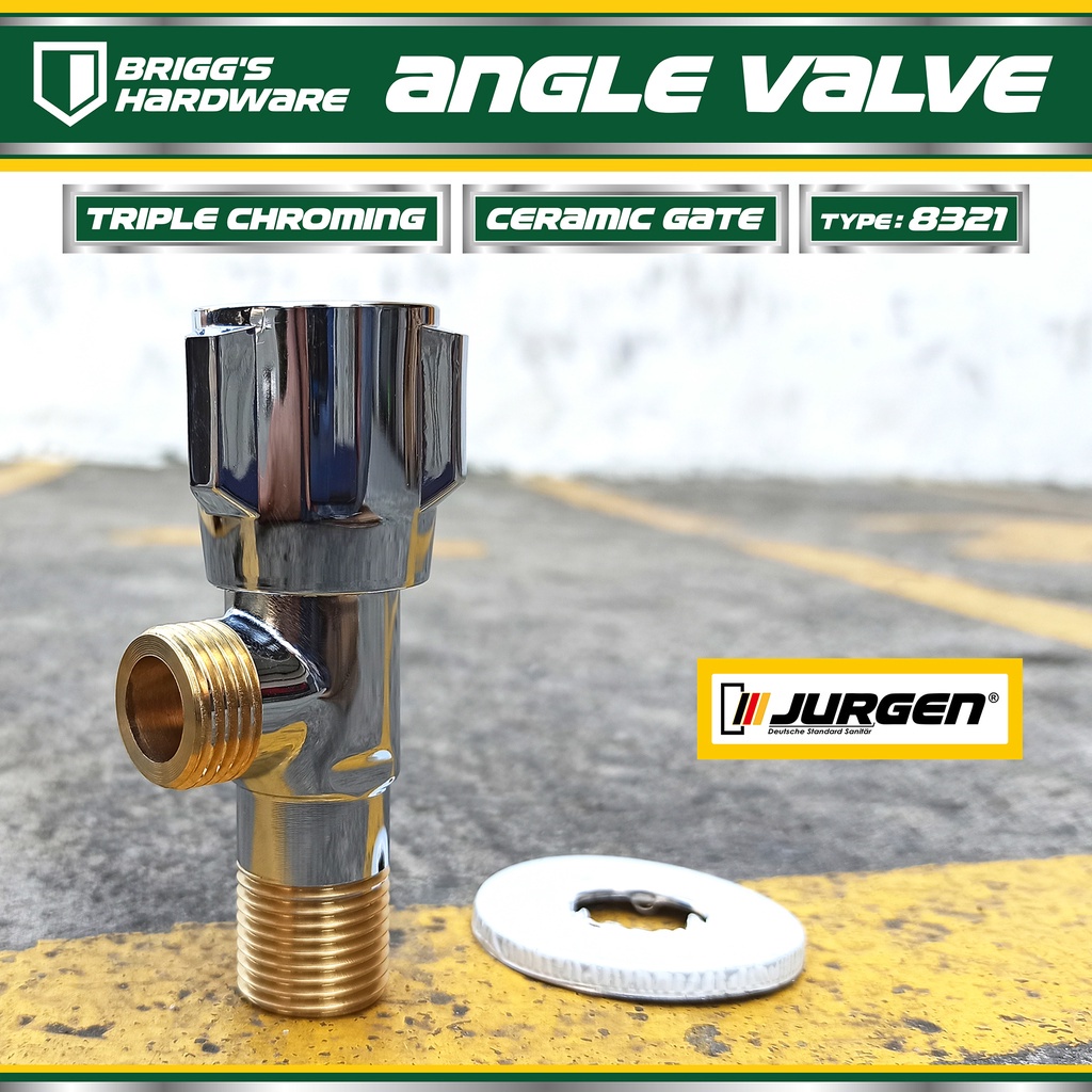 Jual Stop Kran WC Single Valve 1/2 Inch Keran Jet Shower (Kuningan ...