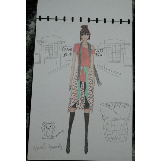Jual Jasa Sketsa Desain Fashion/Fashion Design/Fashion Sketch/Desain ...