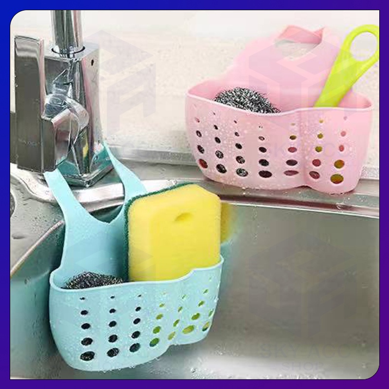 Jual Tempat Spons Cuci Piring Keranjang Penyimpanan Sponge Tempat Sabun ...
