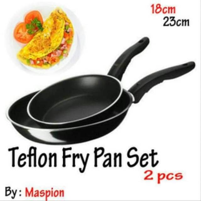 Jual Teflon dry pan set | Shopee Indonesia