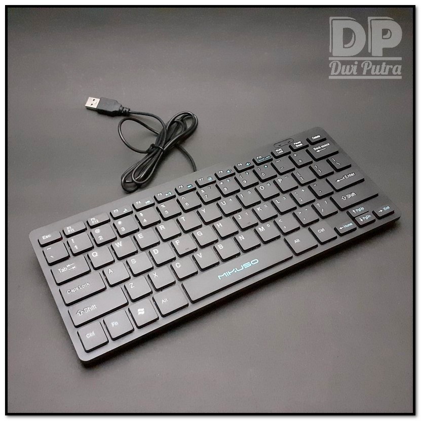 Jual KEYBOARD MINI MIKUSO USB // KB-001U // KB-003U // CHOCOLATE OFFICE ...