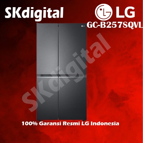 Jual LG GC-B257SQVL Kulkas Side By Side 655L Matte Black Smart Inverter | Shopee Indonesia
