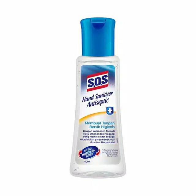 Jual SOS Hand Sanitizer 60ml | Shopee Indonesia