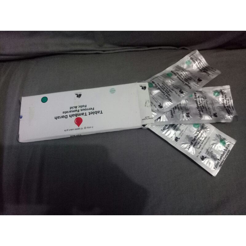 Jual Tablet Tambah Darah / Ferrous Fumarate / Flolic Acid Indofarma ...