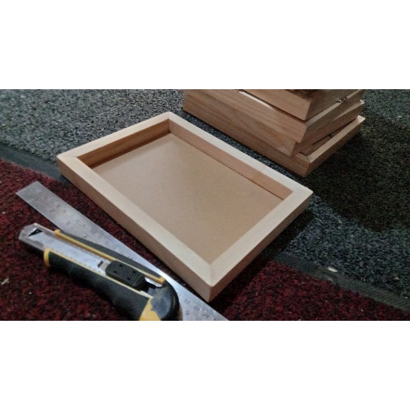 Jual Frame kayu jati belanda tutup akrilik ukuran 6R 15x20 cm | Shopee ...