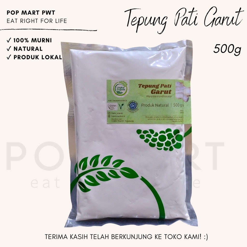 Jual Tepung Pati Garut 500g - Arrowroot Flour Gluten Free | Shopee ...