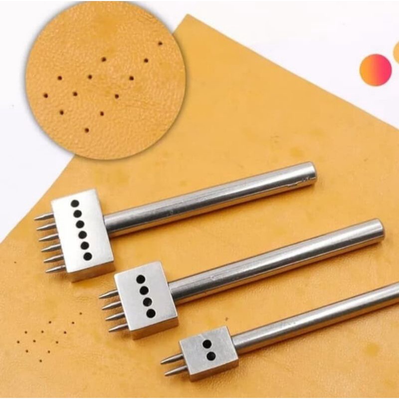 Jual Round Hole Punch Leather Tools - Lubang Jahit Bulat | Shopee Indonesia