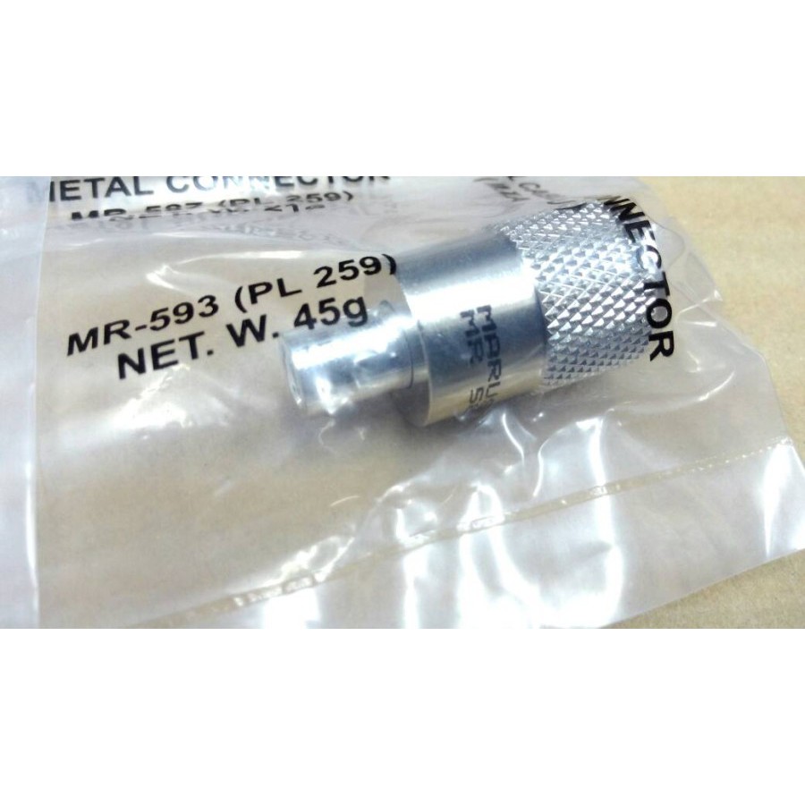 Jual Connector RG8 RG58 Marushin, PL259, Perak. | Shopee Indonesia