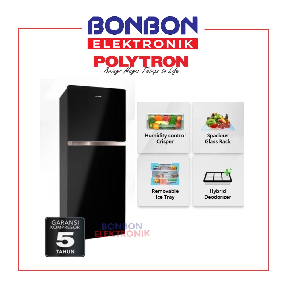 Jual Polytron Kulkas 2 Pintu PRW 23 MNX / PRW23MNX | Shopee Indonesia