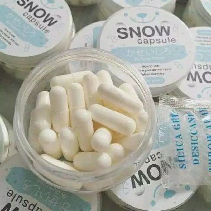 Jual SNOW CAPSULE / Kapsul Pemutih / WHITENING BOOSTER | Shopee Indonesia