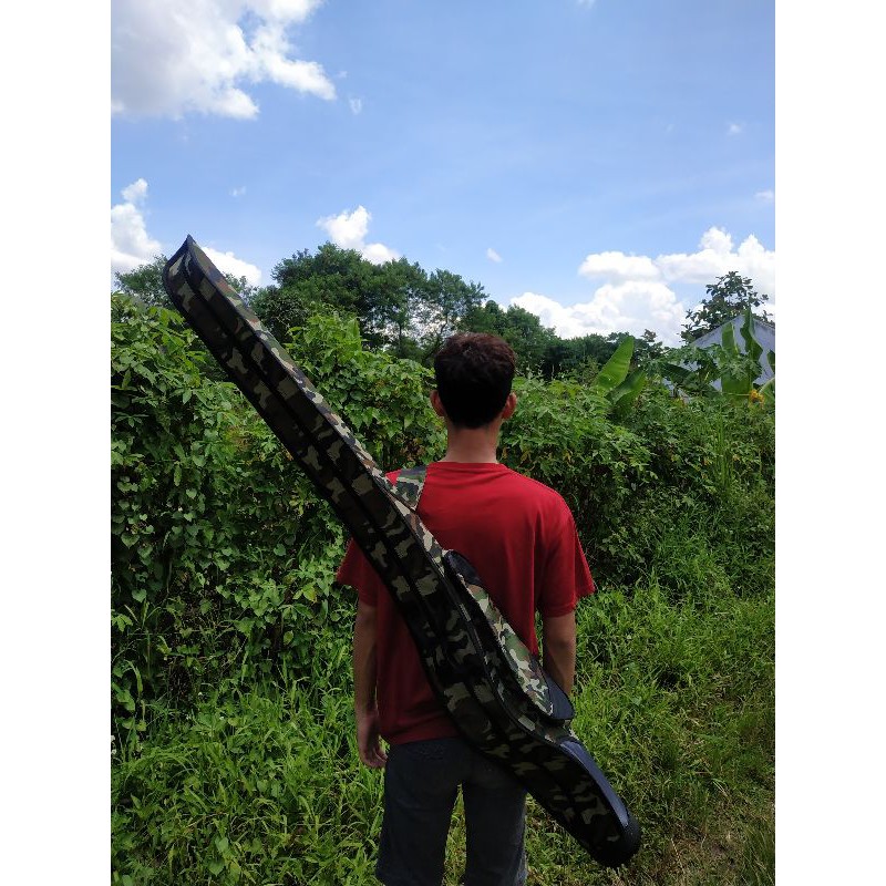 Jual tas joran pancing double 150 cm hard case ( mangkuk ) "COD" | Shopee Indonesia