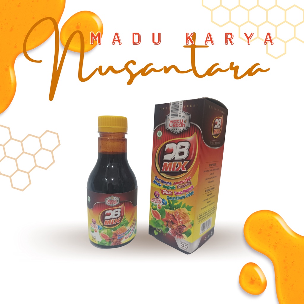 Jual DB MIX RATU LEBAH 310 gr | Madu + Sari Kurma | Solusi DBD | Shopee Indonesia