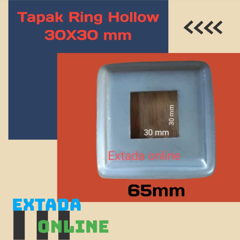 Jual Ring Hollow Tapak 30X30 asesoris ornamen pagar plat besi ...