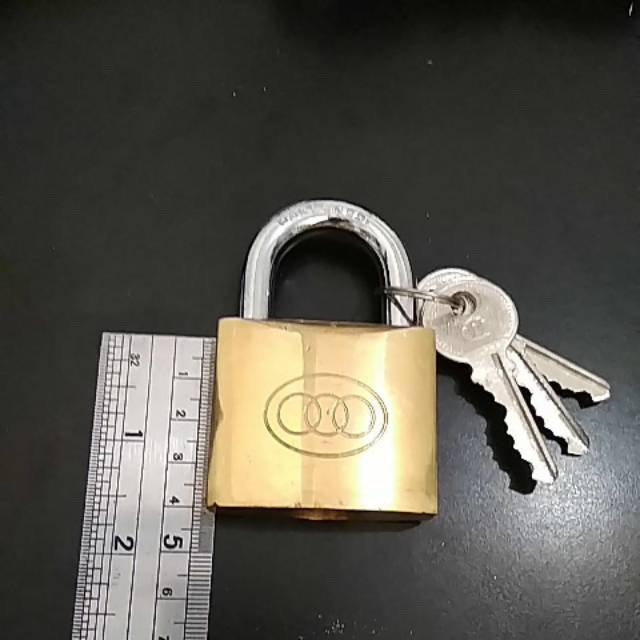 Jual GEMBOK PADLOCK Tri-circle 265,50mm | Shopee Indonesia