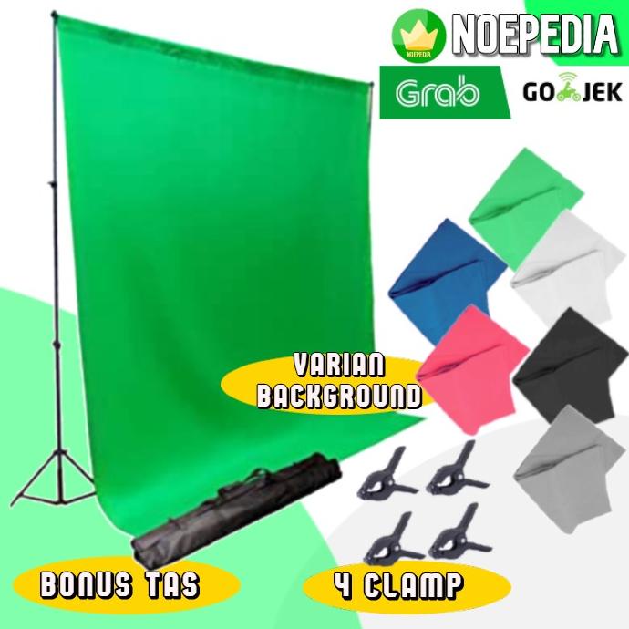Jual Stand Background 3 Meter / Bracket Green Screen / Tiang Backdrop ...