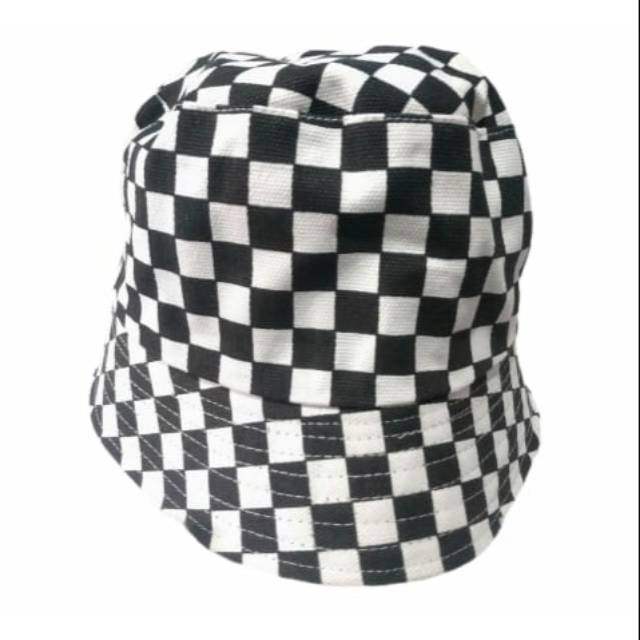 Jual Topi bucket kotak kotak | Shopee Indonesia