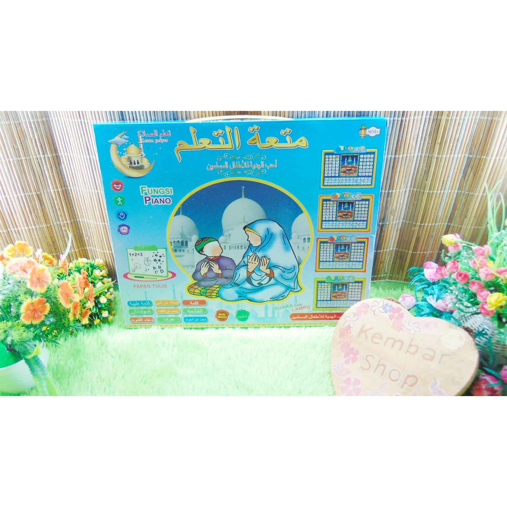 Jual JJ18 Mainan Anak Playpad Edukasi - Papan Tulis Ipad Muslim 4 ...