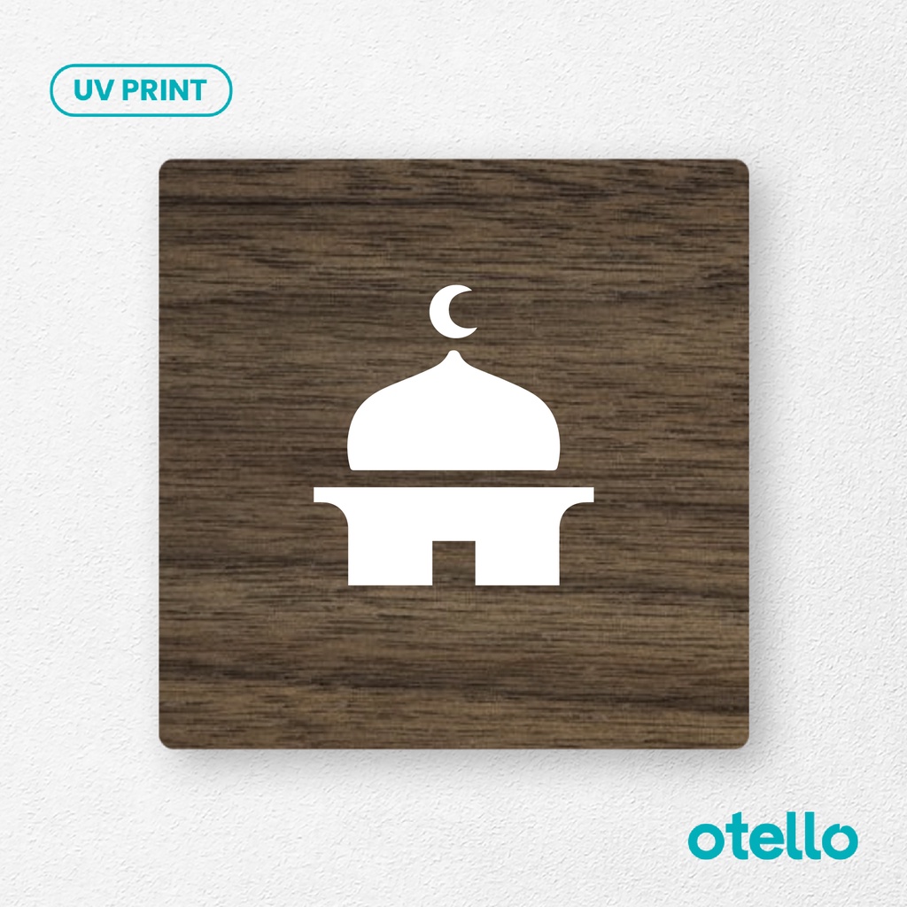 Jual Signage Mushola Icon Simbol Musholla Sign Board Papan Label Ruang ...