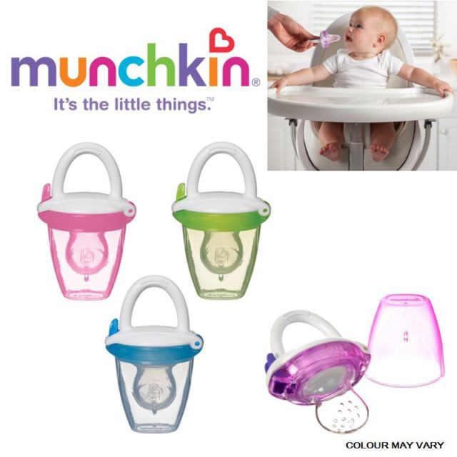 Jual New Munchkin Baby Silicone Food Feeder - Weaning Baby Feeding ...