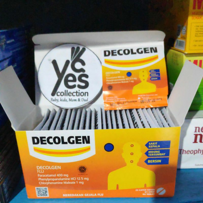 Jual Decolgen 1kaplet 4 Tablet obat redakan gejala flu sakit kepala ...