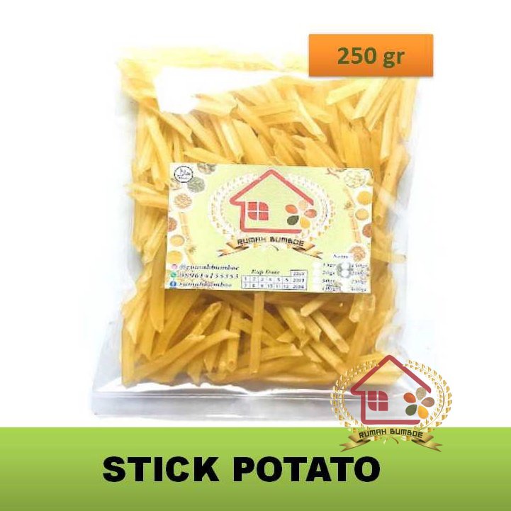 Jual (250gr) POTATO STICK Mentah Kerupuk Potato Seperti French Fries ...
