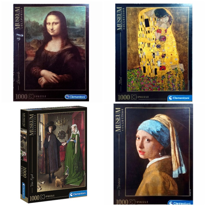 Jual Clementoni Museum Collection Jigsaw Puzzle 1000 pcs Monalisa Klimt ...