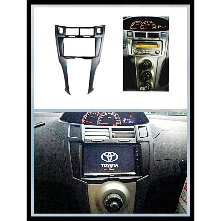 Jual Grab Oke Tape Yaris Double Din Yaris Dan Frame Yaris Head Unit Jec ...