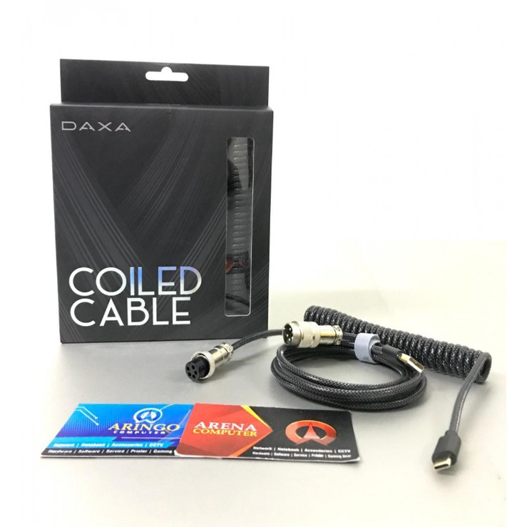 Jual Cable Rexus USB COILED DAXA DX-CC1 TYPE C GREY | Shopee Indonesia