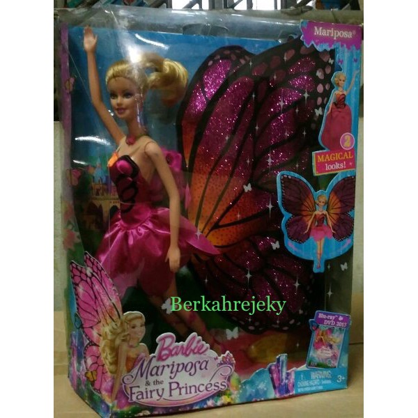 Jual BONEKA BARBIE MARIPOSA & THE FAIRY PRINCCES ORIGINAL Murah ...