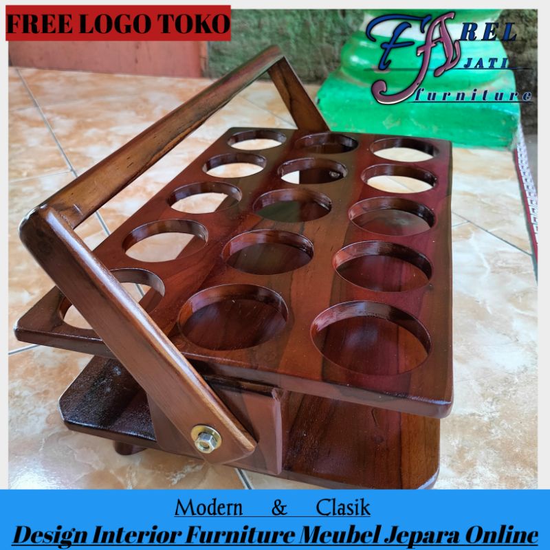 Jual MINI CUP AQUA / TEMPAT RAK AQUA MINUM ISI 15 MINIMALIS RANGKA KAYU ...