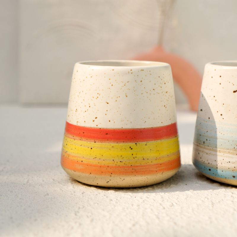 Jual Haneul Series Artisan Coffee/Tea Cup | Handmade Handless Cup ...