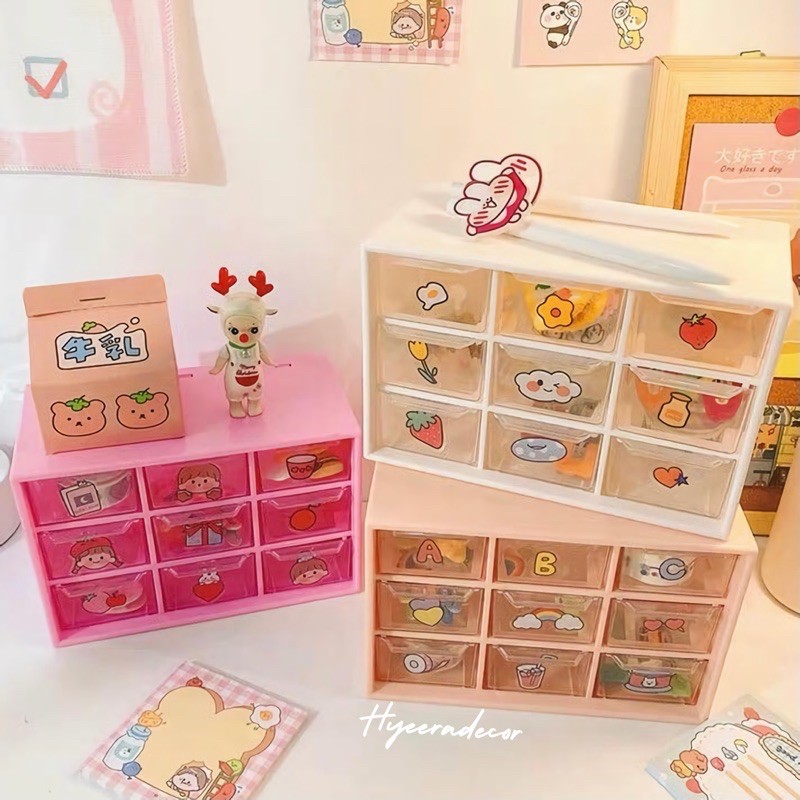 Jual Drawers Storage Box (mini) | Laci tempat penyimanan stationary ...