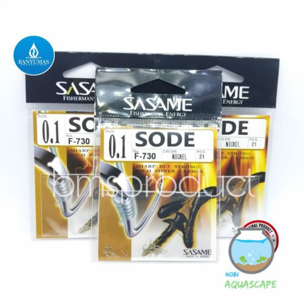 Jual [BAYAR DI TEMPAT] B132 Mata Kail Pancing Sasame Sasame Sode F-730 Size No 0.1 isi 21 pcs ...