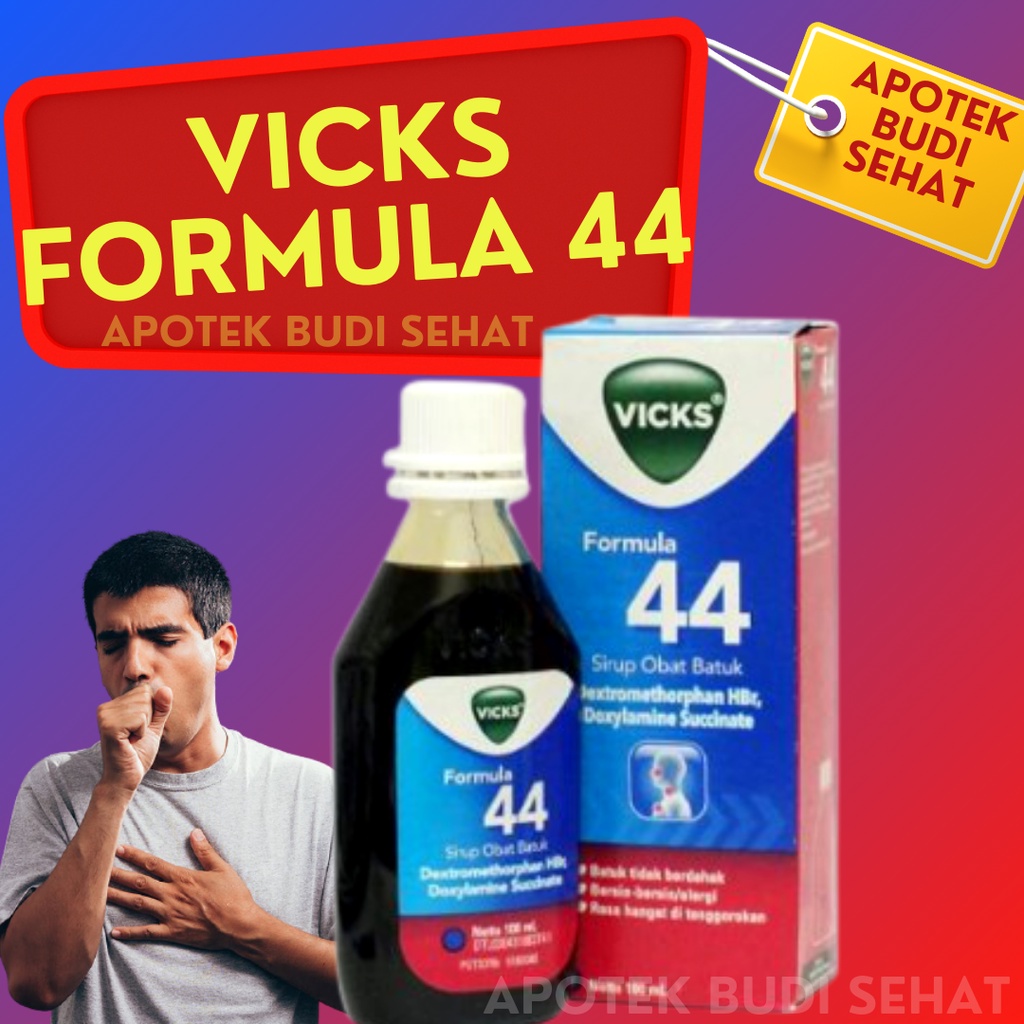 Jual Vicks formula 44 sirup Obat Batuk Sirup Obat Batuk Kering Obat ...