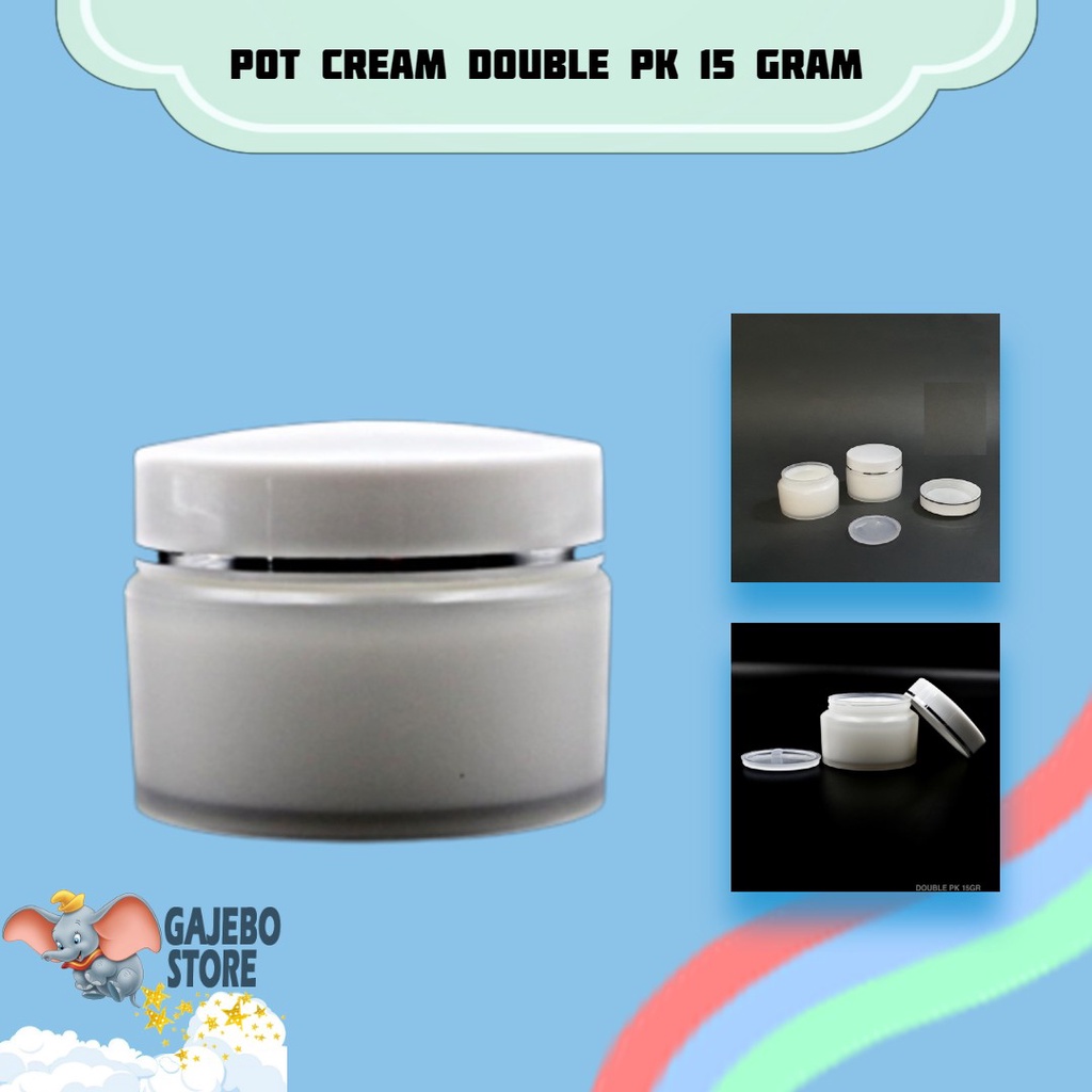 Jual GAJEBO - POT DOUBLE PK 15GR / POT CREAM DOUBLE PK 15GR POT ...