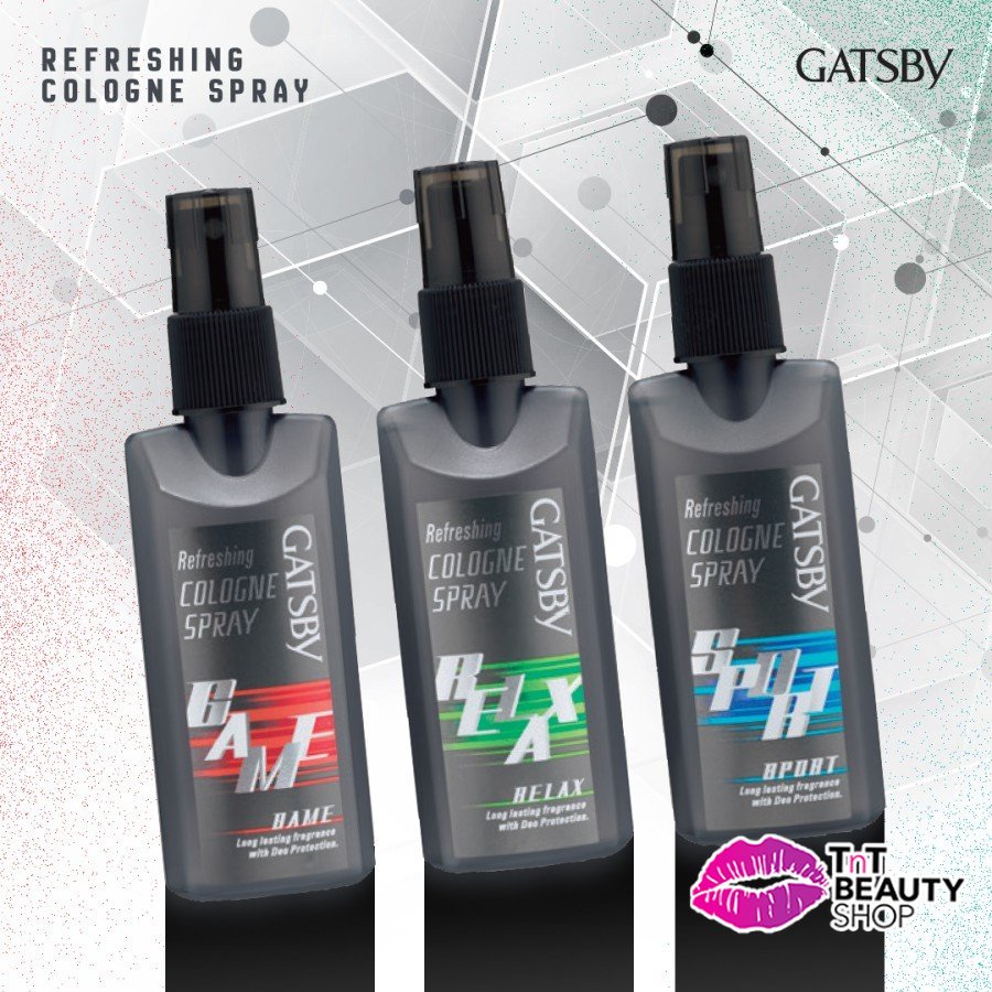 Jual GATSBY Cologne Spray 100ml - Game - Sport - Relax | TnT Beauty ...