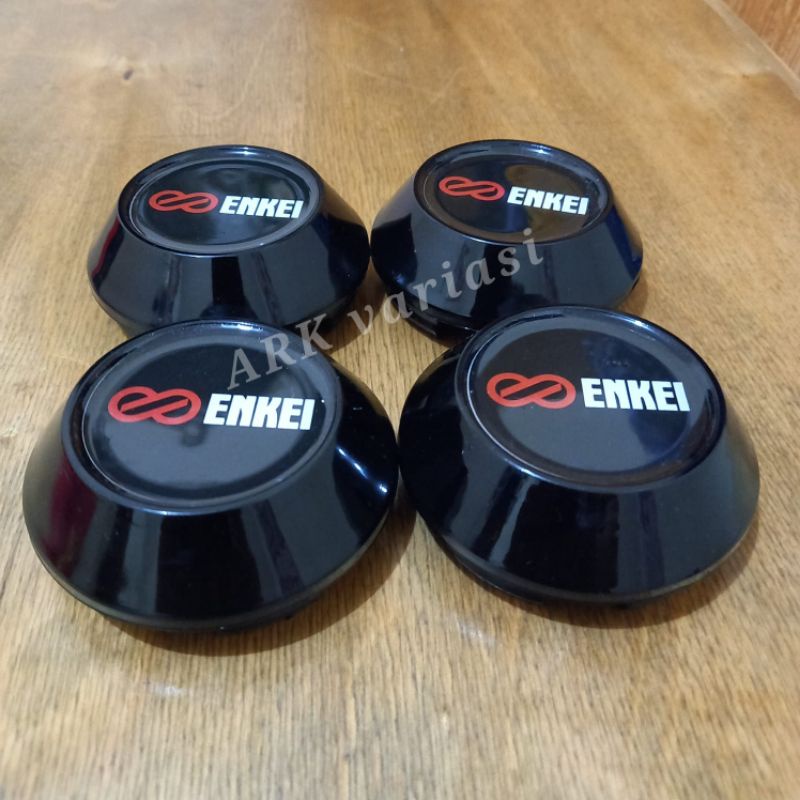 Jual tutup dop velg racing enkei kerucut hitam diameter 6.8 cm | Shopee ...
