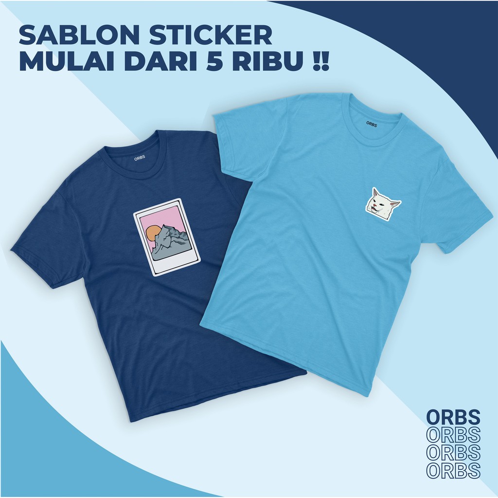Jual Sablon Stiker Katalog 3 ( Belum Termasuk Kaos ) | Shopee Indonesia