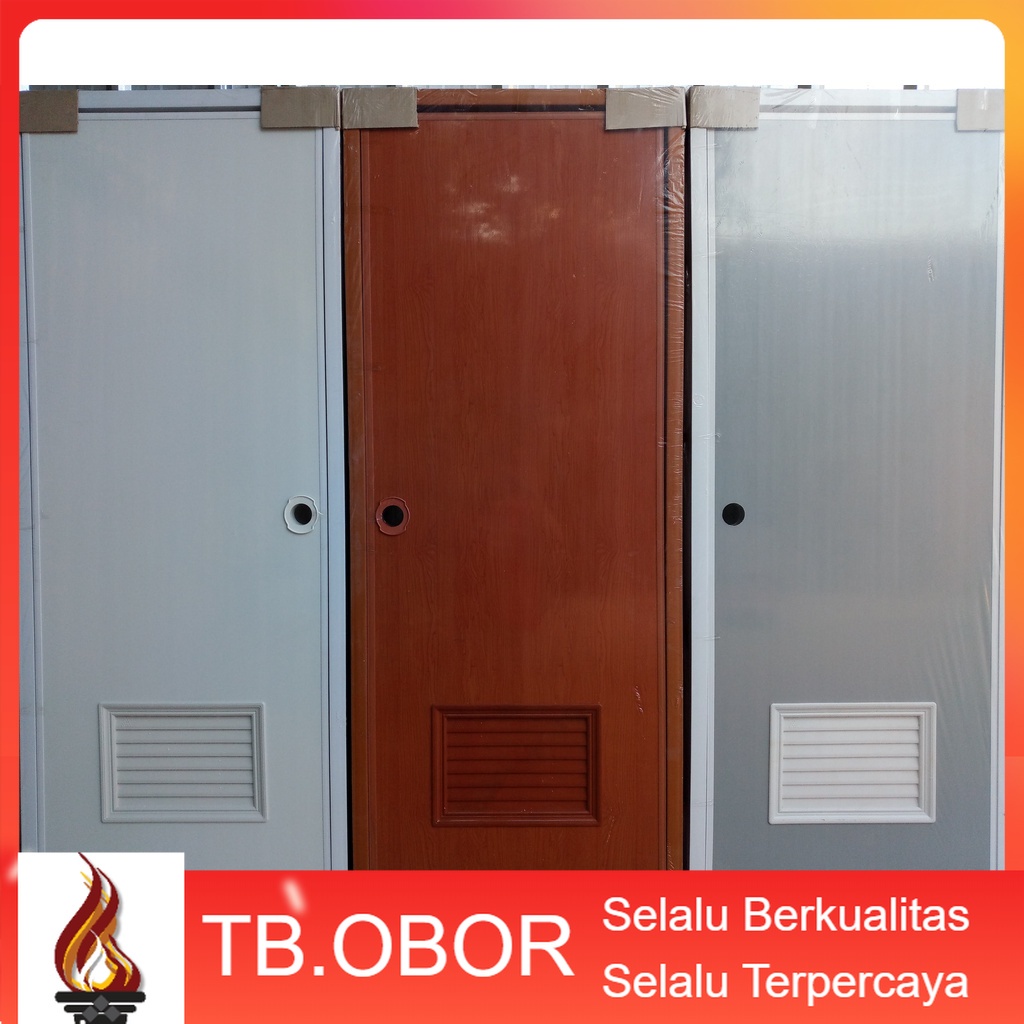 Jual Pintu Kamar Mandi PVC Motif Warna Handle Kunci Engkol Special Xtra ...