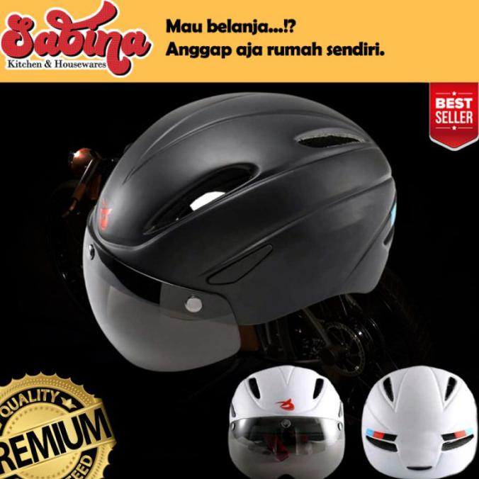 Jual Helm Sepeda Olahraga Outdoor Aero Eps Magnetic Visor Removable ...