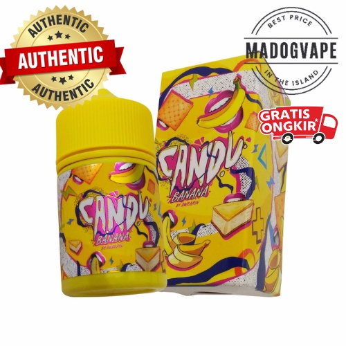 Jual Liquid Candu Banana 60ml | Candu V2 Banana 60ml by Awkarin | Candu ...