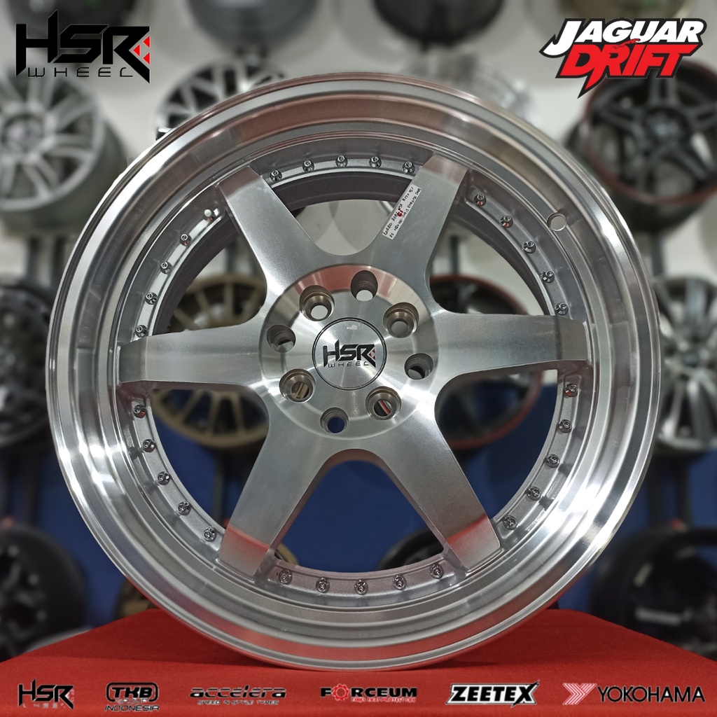 Jual Velg Ring 17 Lebar Belang Hsr - Pelek Mobil Racing R17 Jazz Yaris Mazda2 Vios Raize Rocky ...