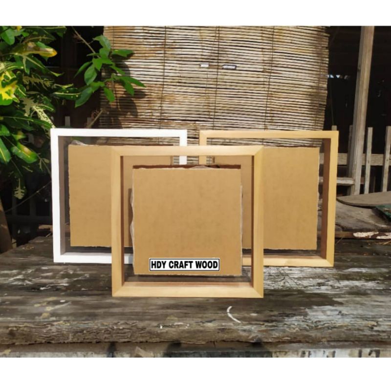 Jual Frame 3D Double acrylic / Foto Ukuran 30x30 cm / Bingkai Photo ...