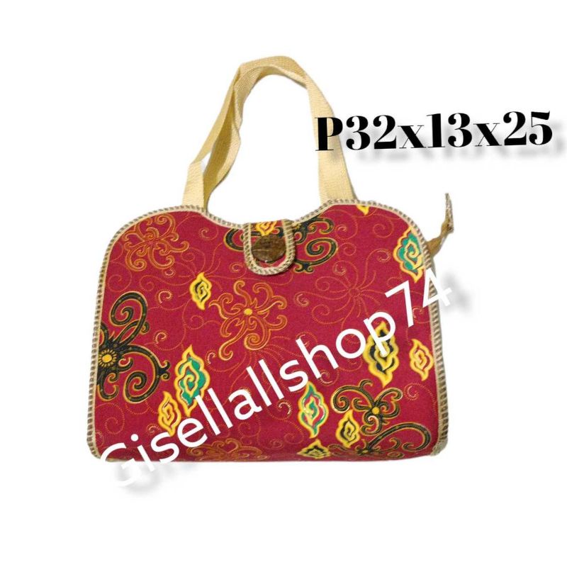 Jual tas kerajina tas songket tas tote bag bisa buat supenir acara tas ...