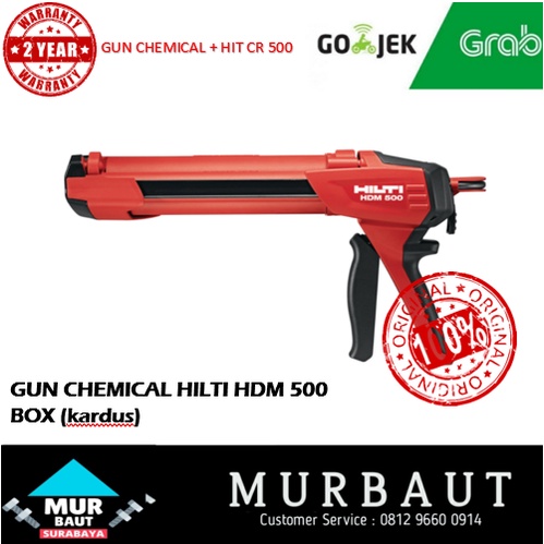 Jual GUN CHEMICAL/LEM HILTI HIT HY 200 HDM 500 BOX (DISPENSER HDM 500 BOX) | Shopee Indonesia