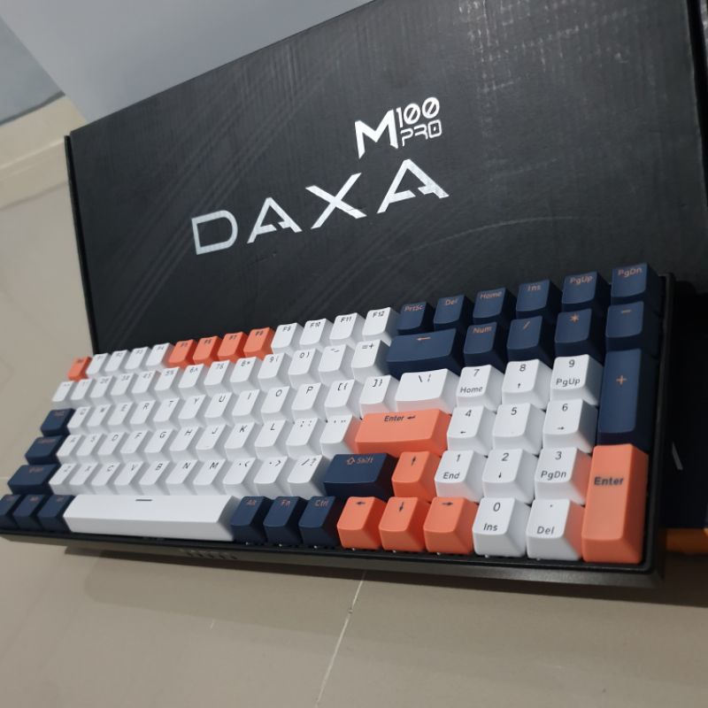 Jual Rexus DAXA M100 Pro | Keyboard Mechanical Gaming Blue Switch ...