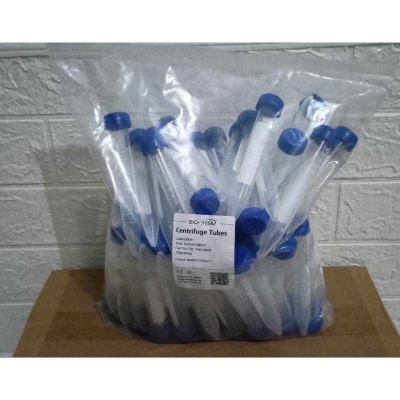 Jual Tabung Centrifuge Tube 15 ml 50 ml Conical Tubes Non Sterile BioSeen | Shopee Indonesia