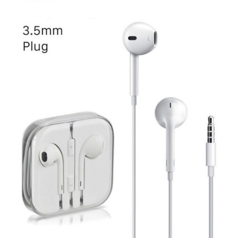 Jual HEADSET / HANDSFREE JACK 3.5MM - EARPHONE JACK 3.5MM ORI | Shopee ...