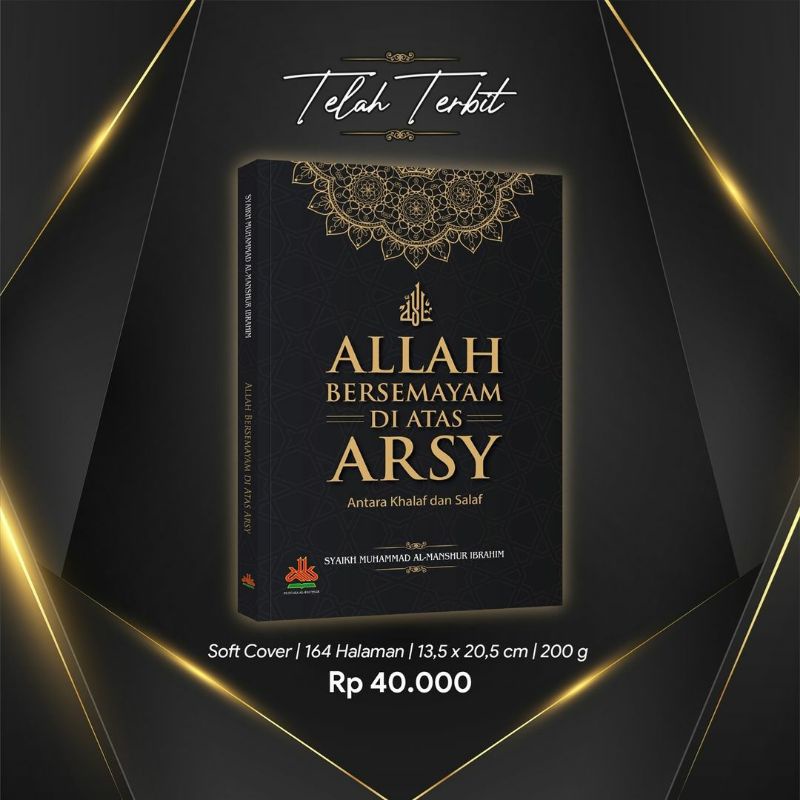 Jual Allah Bersemayam Diatas Arsy : Antara Khalaf dan Salaf | Shopee ...